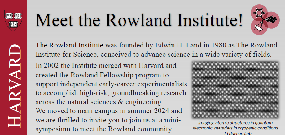 Rowland lab - Harvard CNS